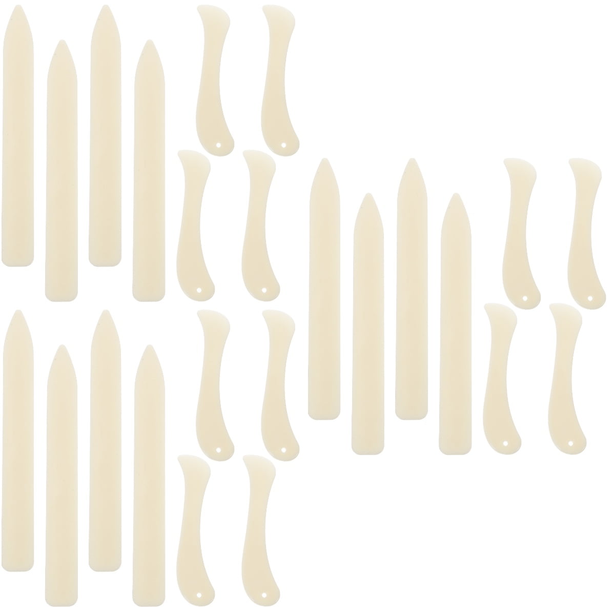 24 pcs Plastic Bone Folder Paper Craft Bone Folder for Bookbinding ...