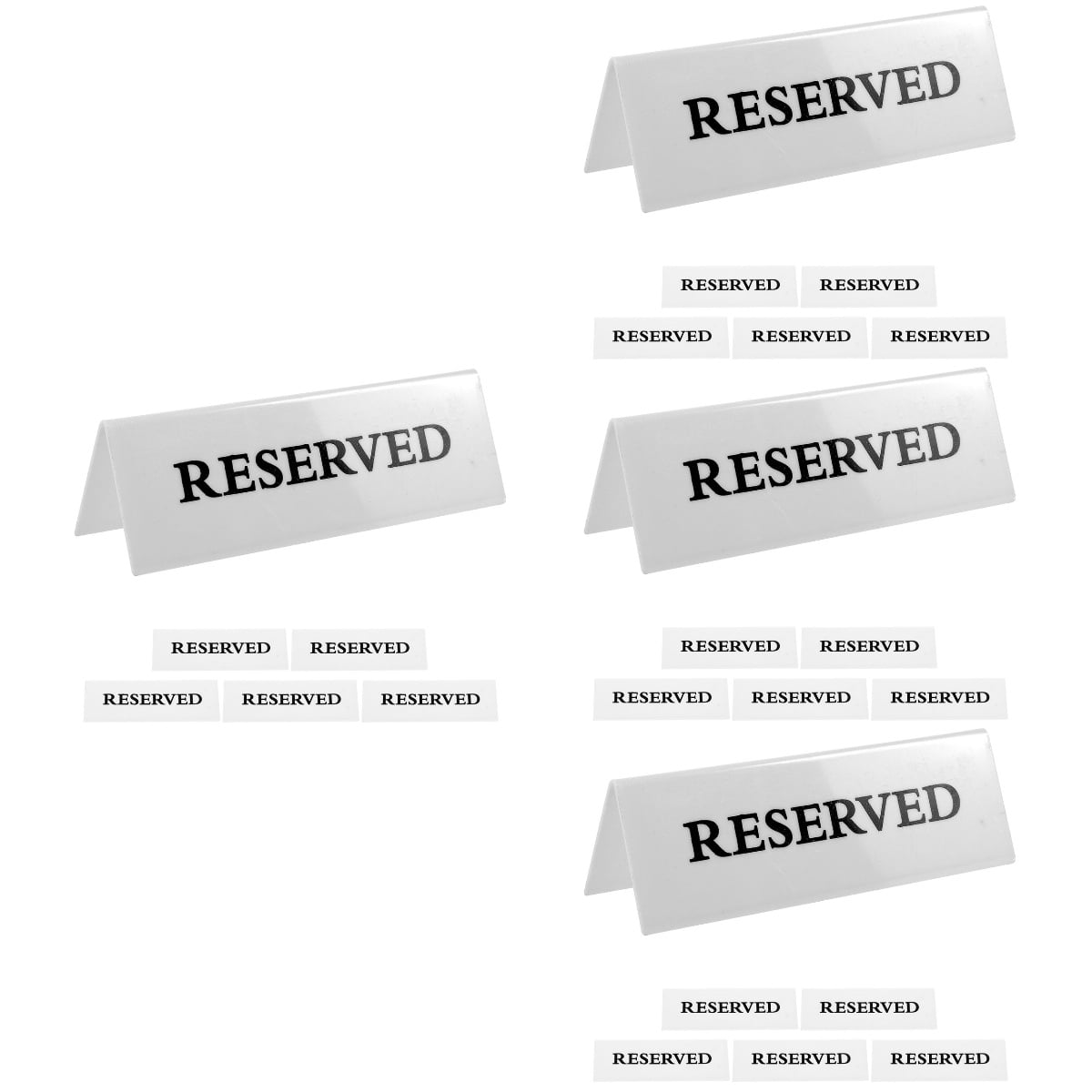 pcs Reserved Signs Wedding Party Reserved Sign Reserved Seats Sign ...