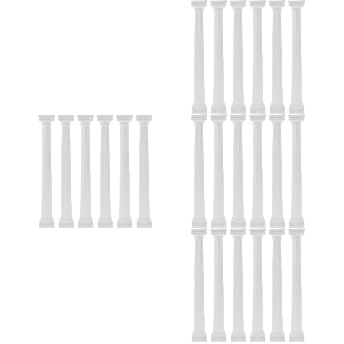 24 pcs Roman Column Statue Column Statue Roman Pillar Decoration Photo ...