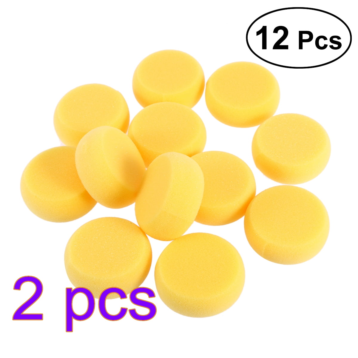 24 pcs Round Synthetic Watercolor Artist Sponges for Painting Crafts ...