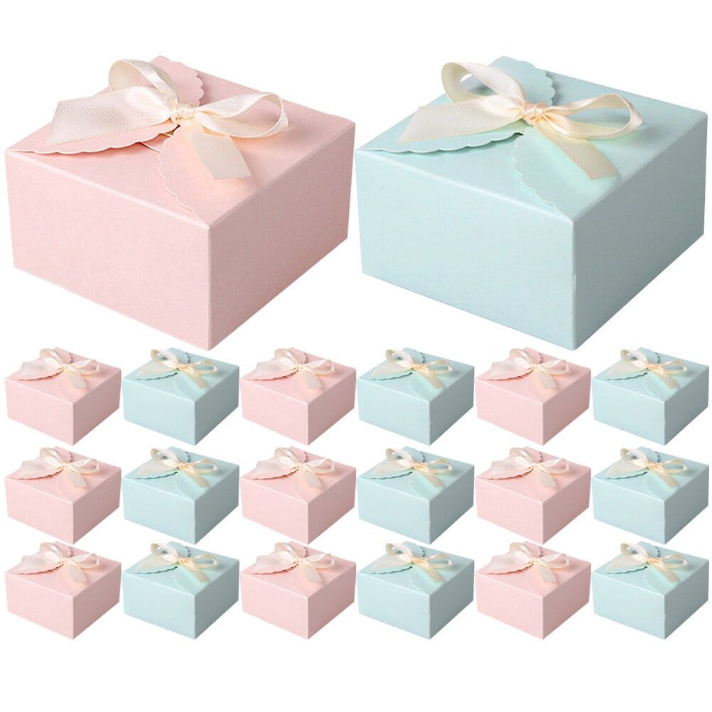 24 pcs Square Gift Boxes Small Gift Boxes Gift Wrapping Boxes Party ...