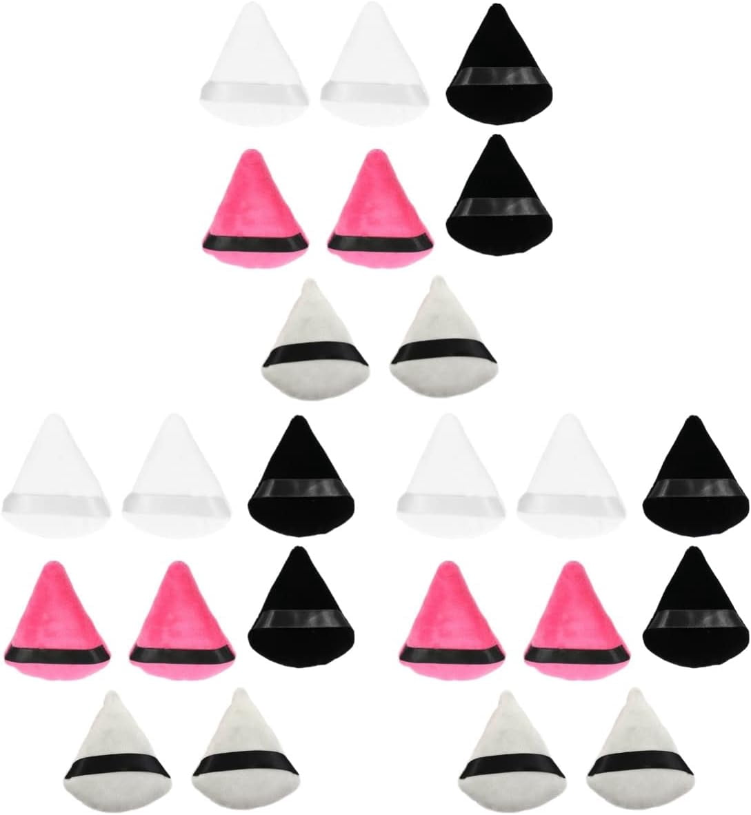 24 pcs Triangle Makeup Puffs Girl Makeup Powder Puffs Makeup Applicator ...