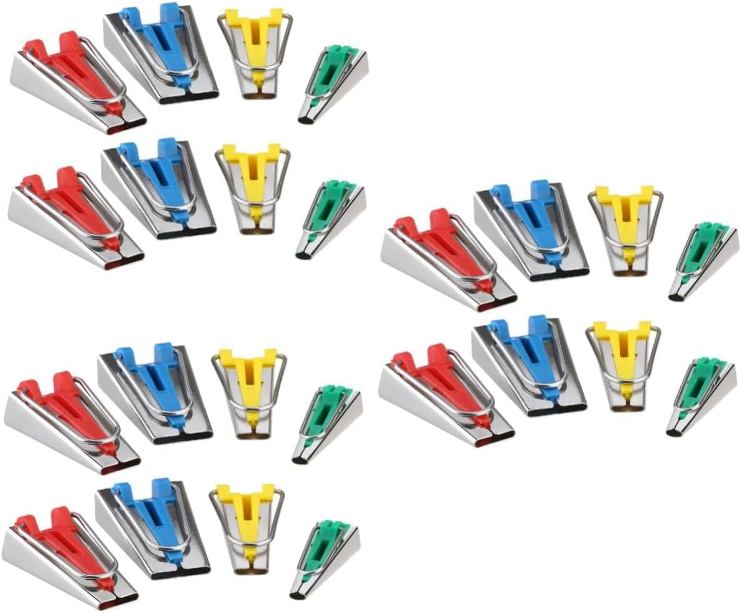 24 pcs bias Binding bias Tape Tool Fabric Binding Maker Crafting ...