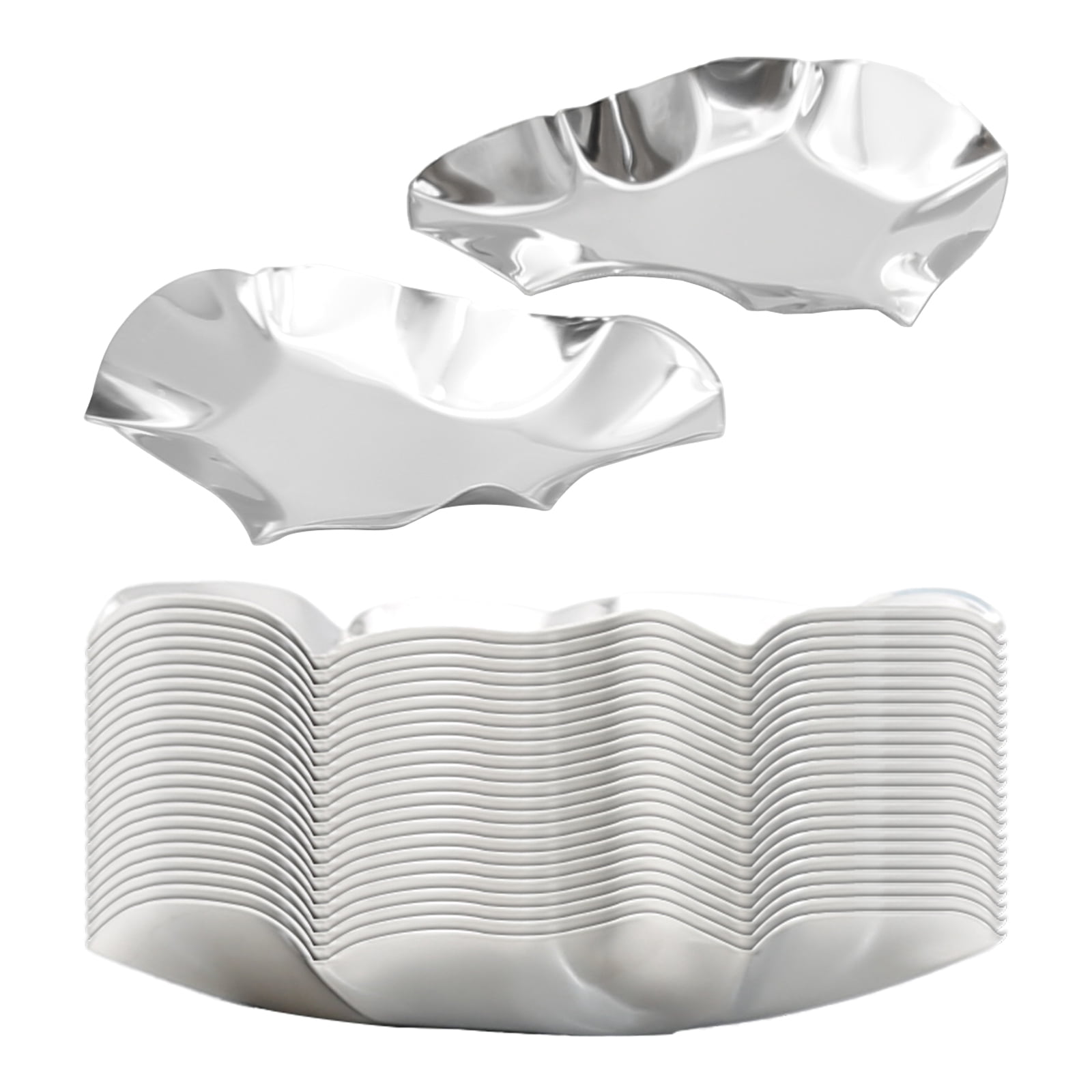 Unbranded 24-piece 304 Stainless Steel Oyster Shells, Stackable for ...