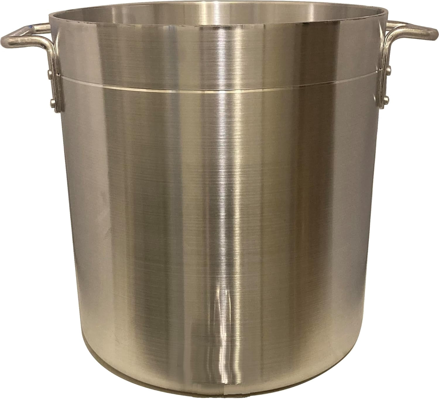 24 qt Aluminum Stock Pot Set, Fry Pot, Heavy-Duty 6 Gallons Kettle ...