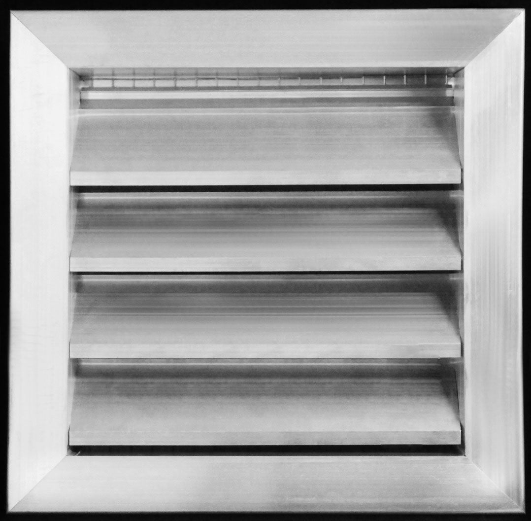 24"w X 34"h Aluminum Exterior Crawlspace Vent - Rain & Waterproof Air ...
