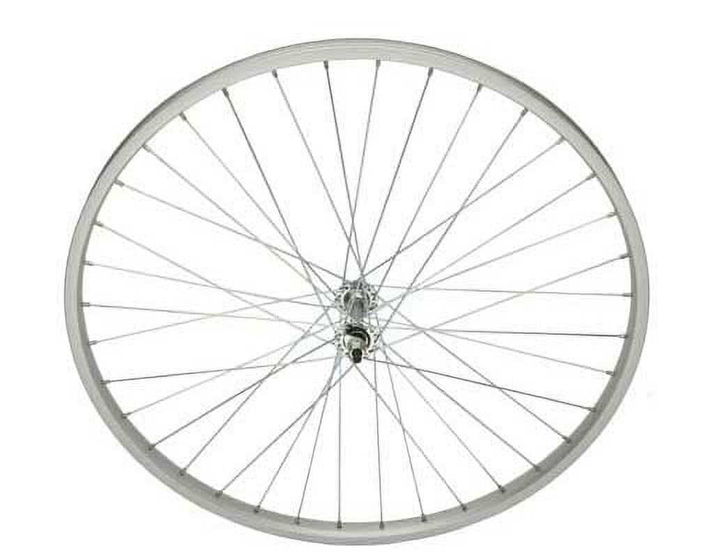 24" x 1 3/8" Alloy/Steel Front Wheel 14G Chrome. Bicycle wheel, bike ...