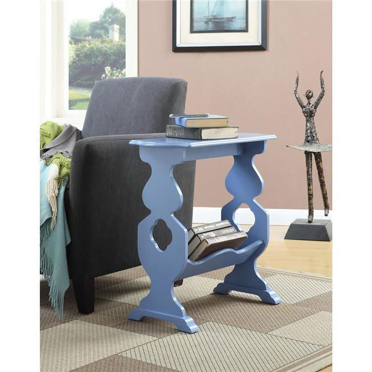 24 x 11.75 x 23.75 in. American Heritage Willow End Table with Magazine ...