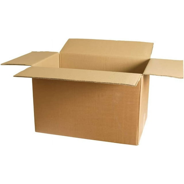 24" x 12" x 12" Single Wall - Heavy Duty Corrugated Boxes 44 ECT (Pack ...