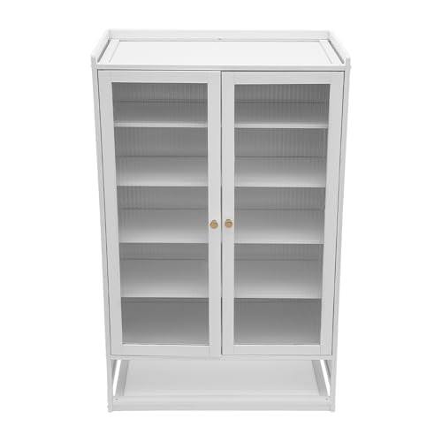24 x 13 37in Free Standing Shoe Cabinet, 7 Tiers Shoe Rack Organizer ...