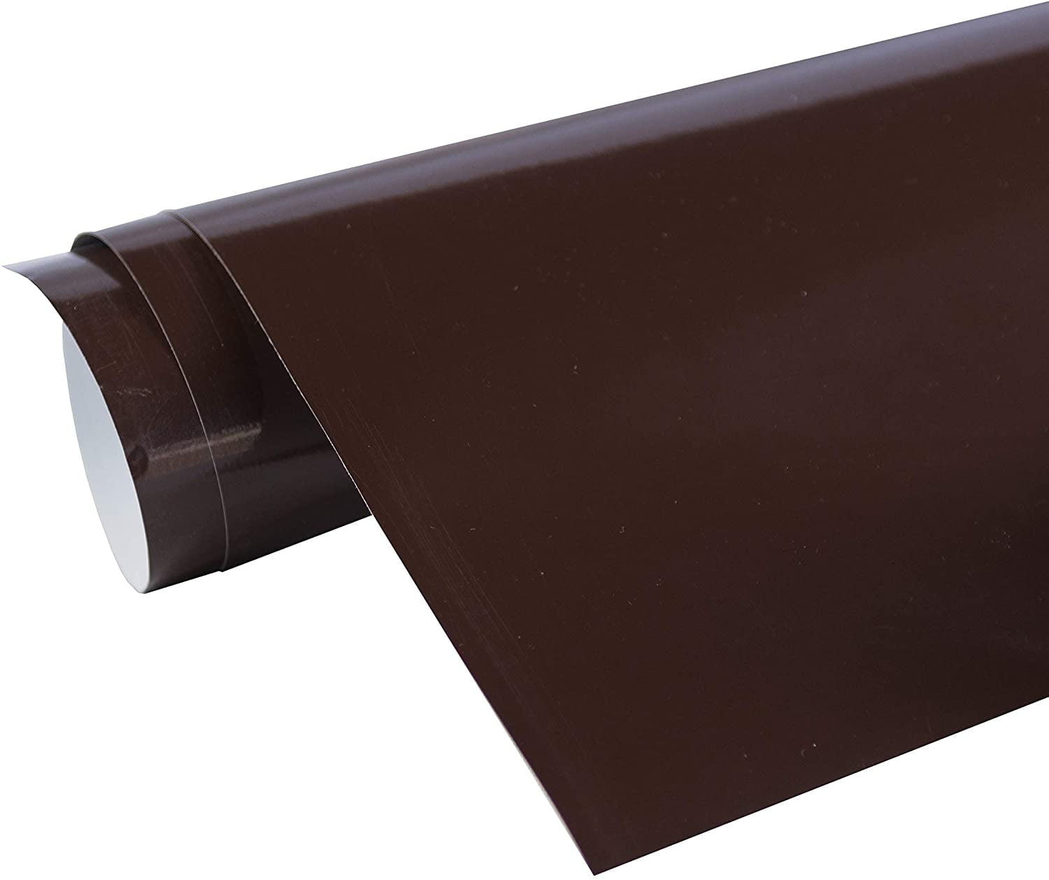 24" x 150 ft Roll of glossy Chocolate Repositionable Adhesive-Backed ...