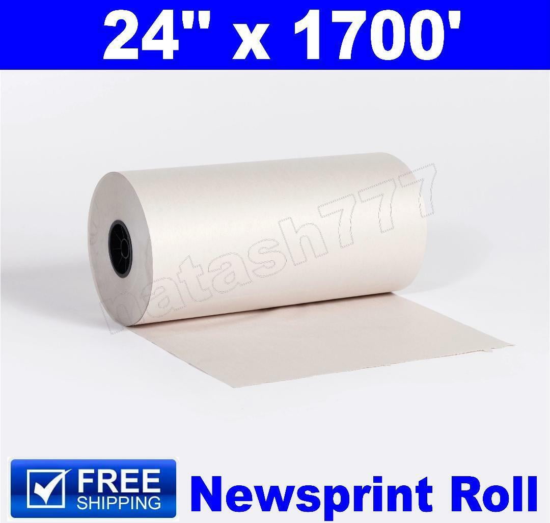 24" x 1700` 30# Newsprint Shipping Wrapping Stuffing Packaging Paper ...