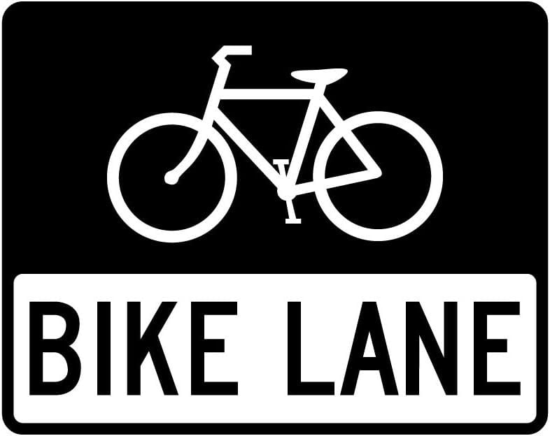 24 x 18 R3-17 Bike Lane Sign - Highly Visible 3M High-Intensity ...