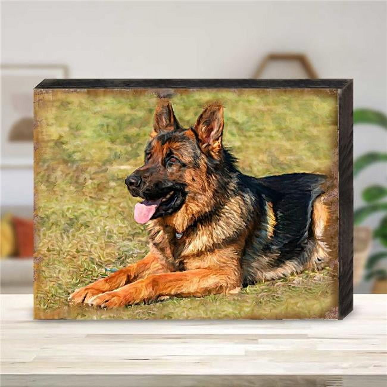 24 x 18 in. German Shepherd Wooden Wall Art - Large - Walmart.com