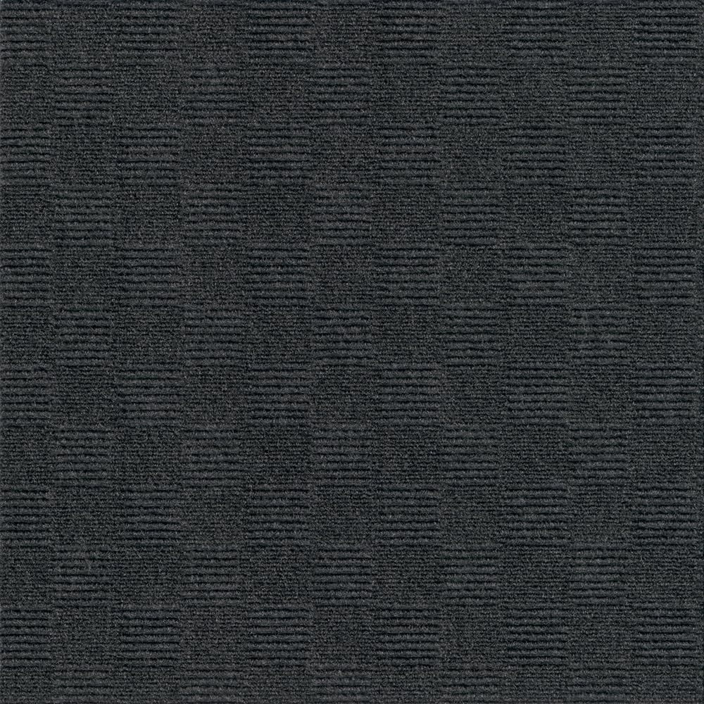 24"x 24" Carpet Tile Peel and Place - Crochet (Black) (60sq.ft.) 15 Tiles - Walmart.com