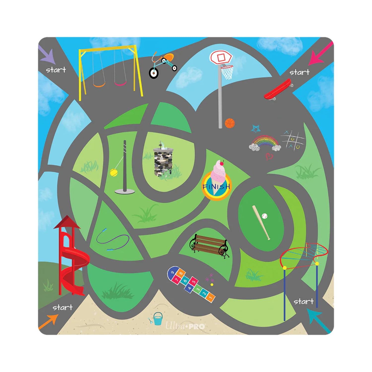 Ultra Pro Imagination Playmat - Playground Maze New - Walmart.com