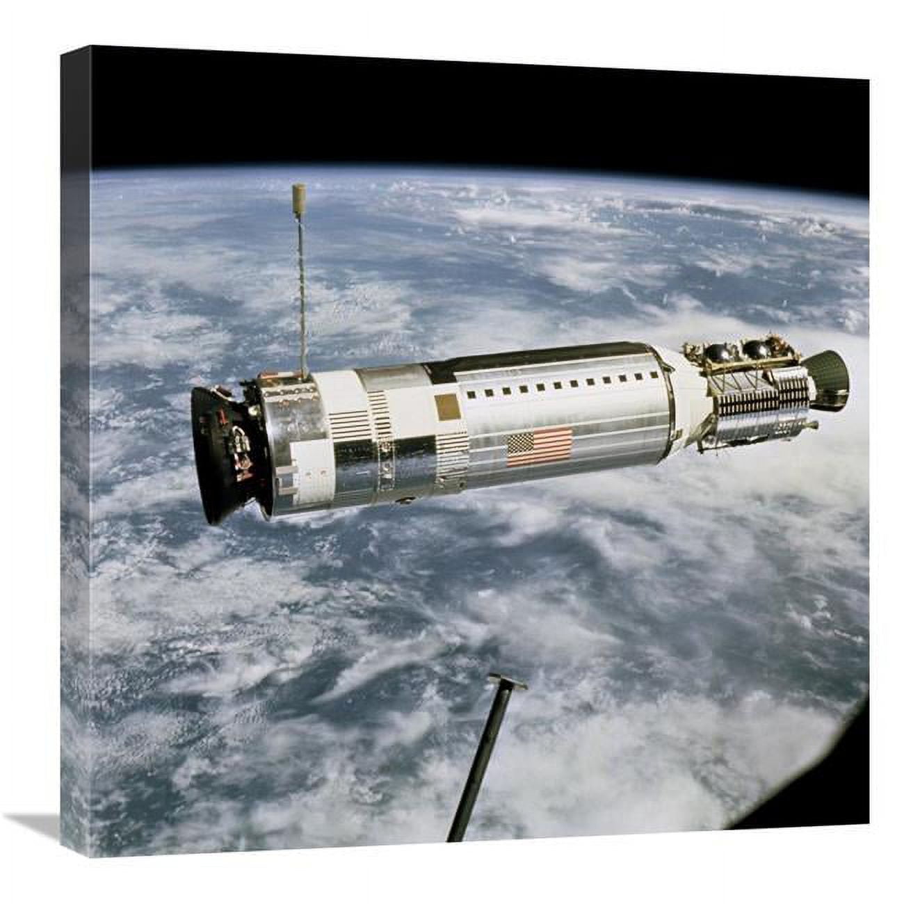 24 x 24 in. Agena Target Docking Vehicle Viewed from Gemini 12, 1966 ...