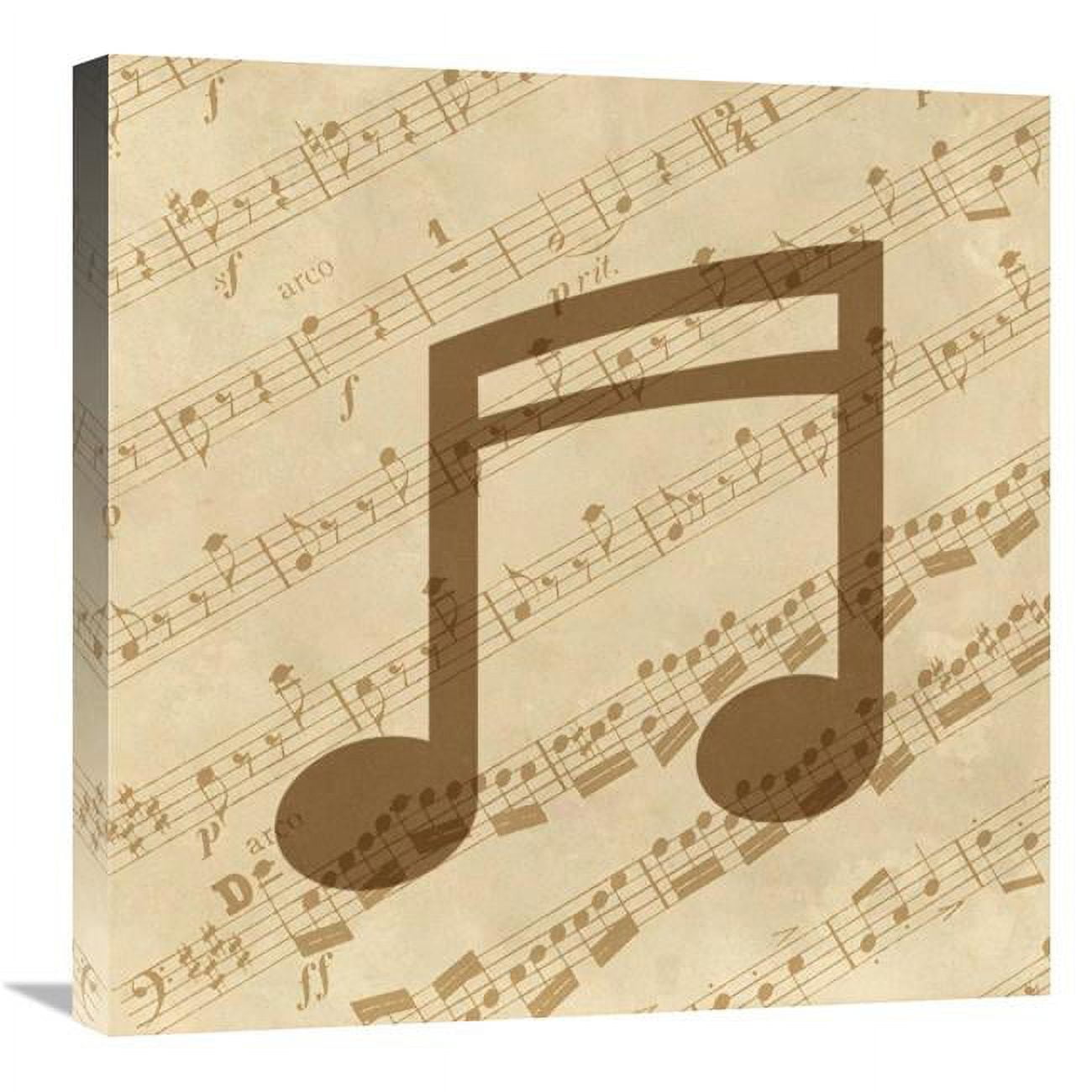 24 x 24 in. Music - Notes Art Print - BG.Studio - Walmart.com