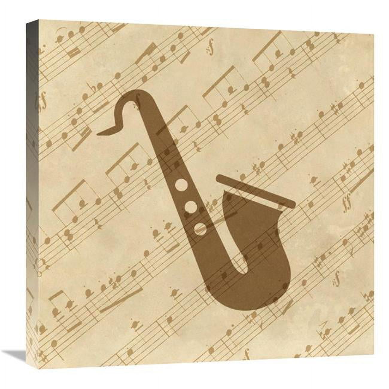 24 x 24 in. Music - Saxophone Art Print - BG.Studio - Walmart.com