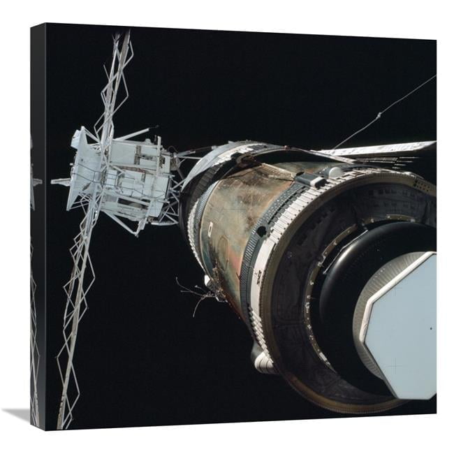 24 x 24 in. Skylab 1 Orbital Workshop, Viewed from Skylab 2 Command ...