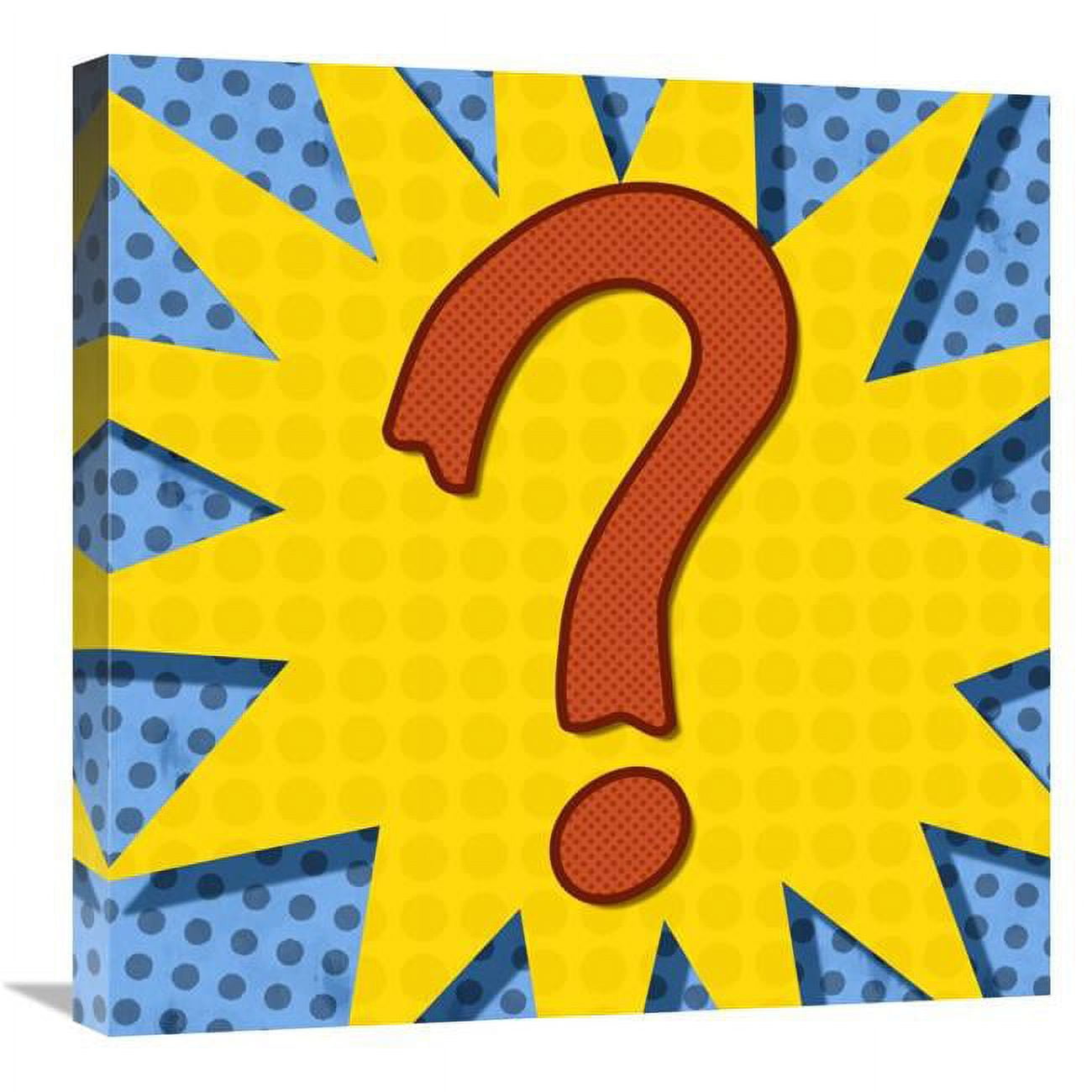 24 x 24 in. Word Power - Question Art Print - BG.Studio - Walmart.com