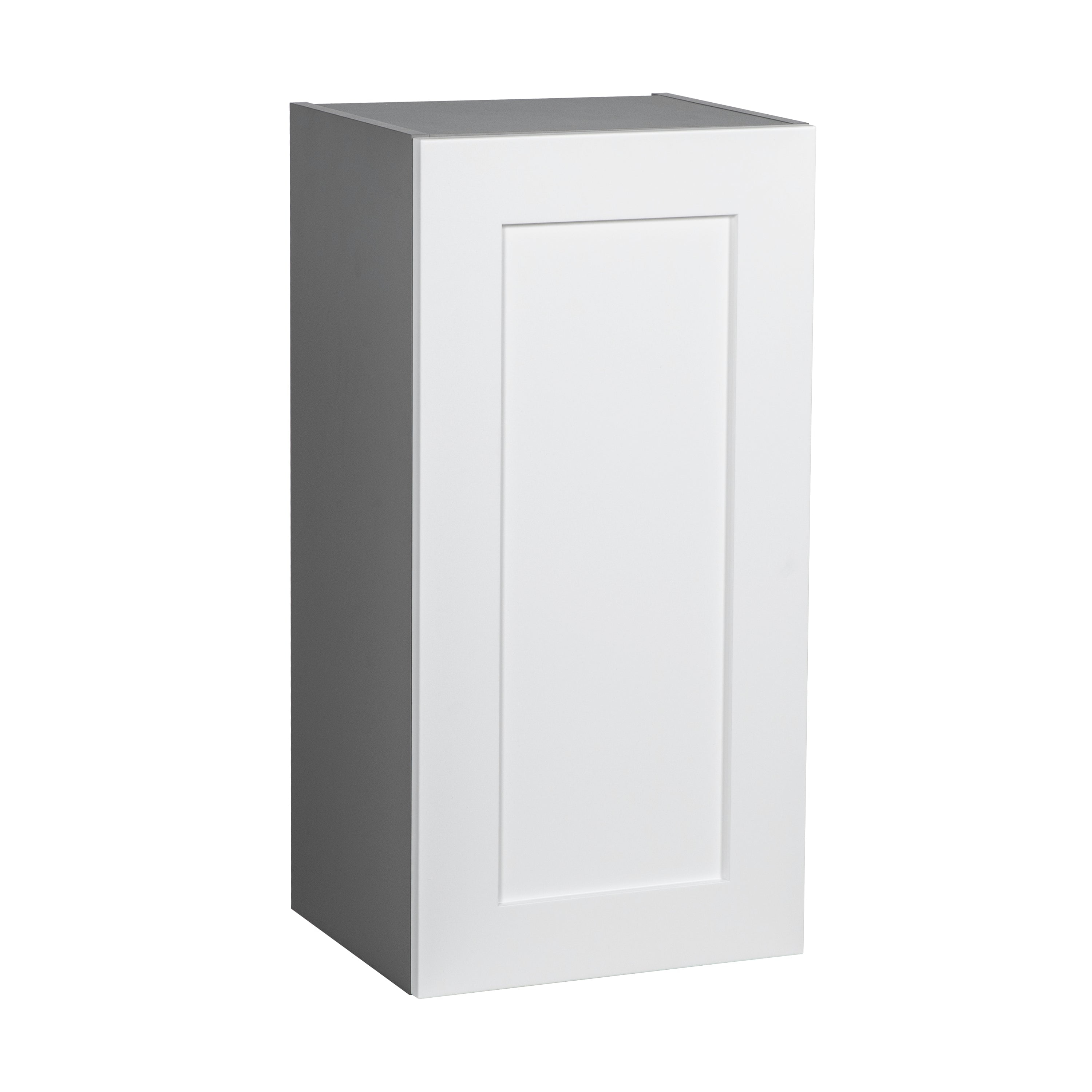 24" x 30" Wall Cabinet-Single Door-with Shaker White Matte door ...
