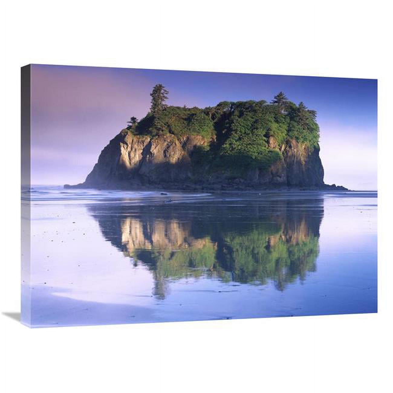 24 x 32 in. Abbey Island Looms Over Ruby Beach, Olympic National Park ...