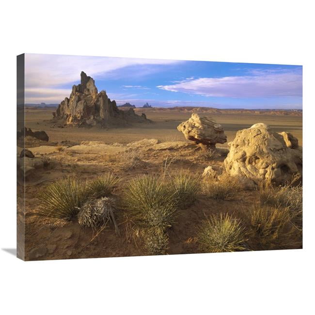 24 x 32 in. Church Rock, Eroded Volcanic Plug, Monument Valley, Arizona ...