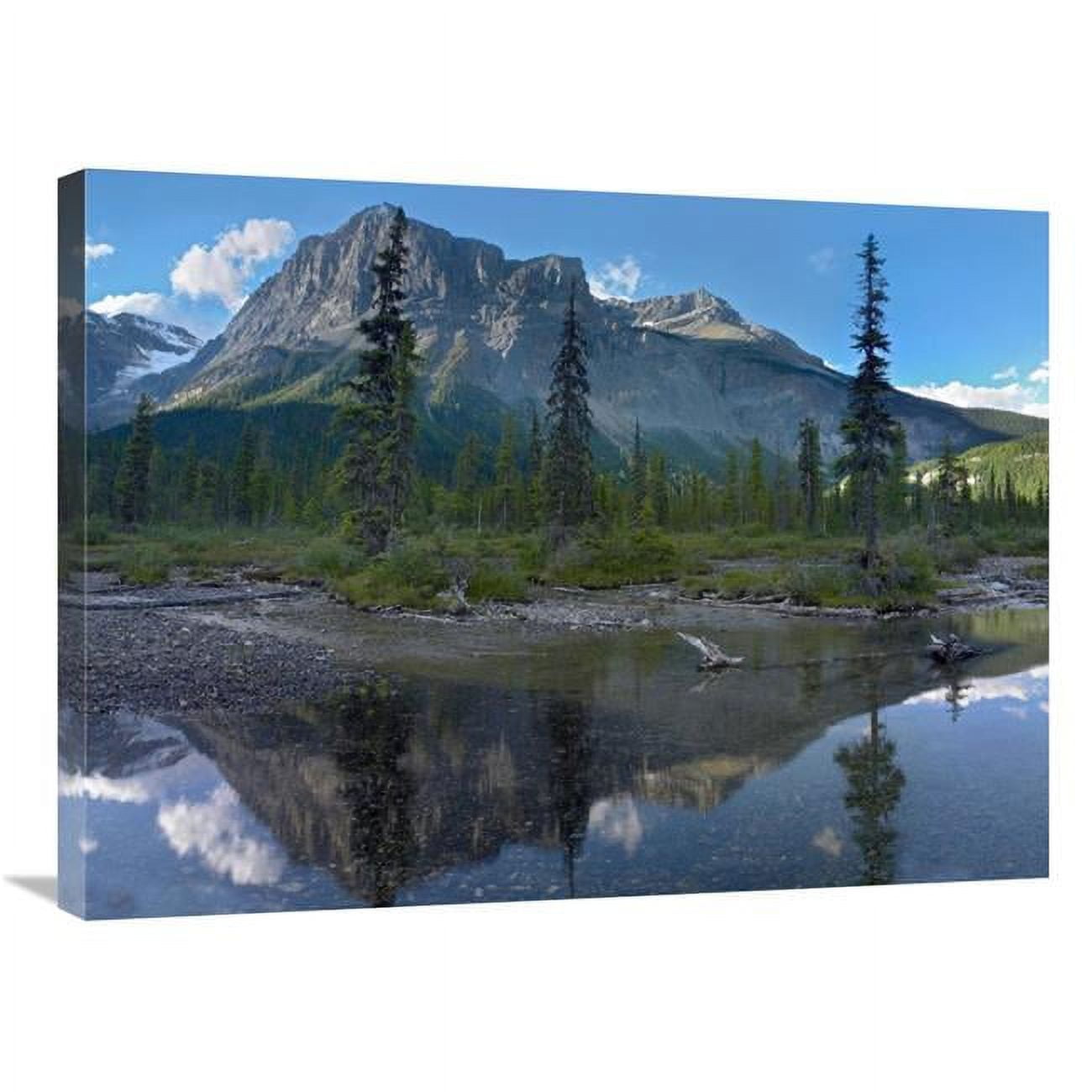 24 x 32 in. Michael Peak Reflection, Emerald Lake, Yoho National Park ...