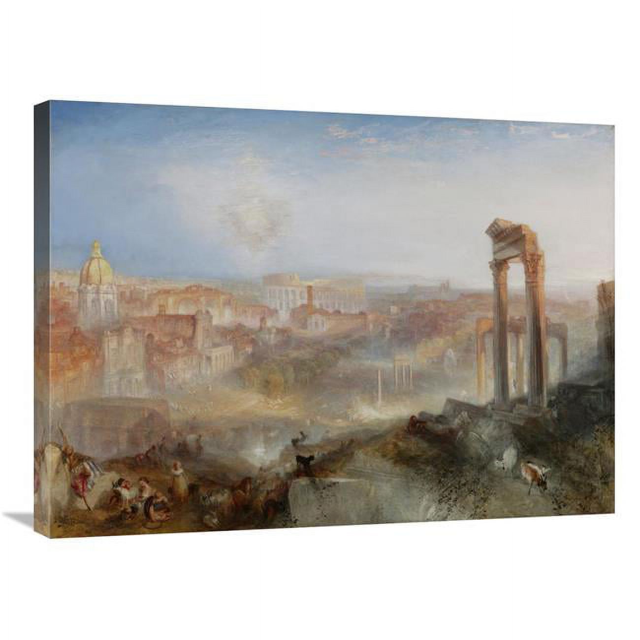 24 x 32 in. Modern Rome - Campo Vaccino Art Print - Joseph Mallord ...