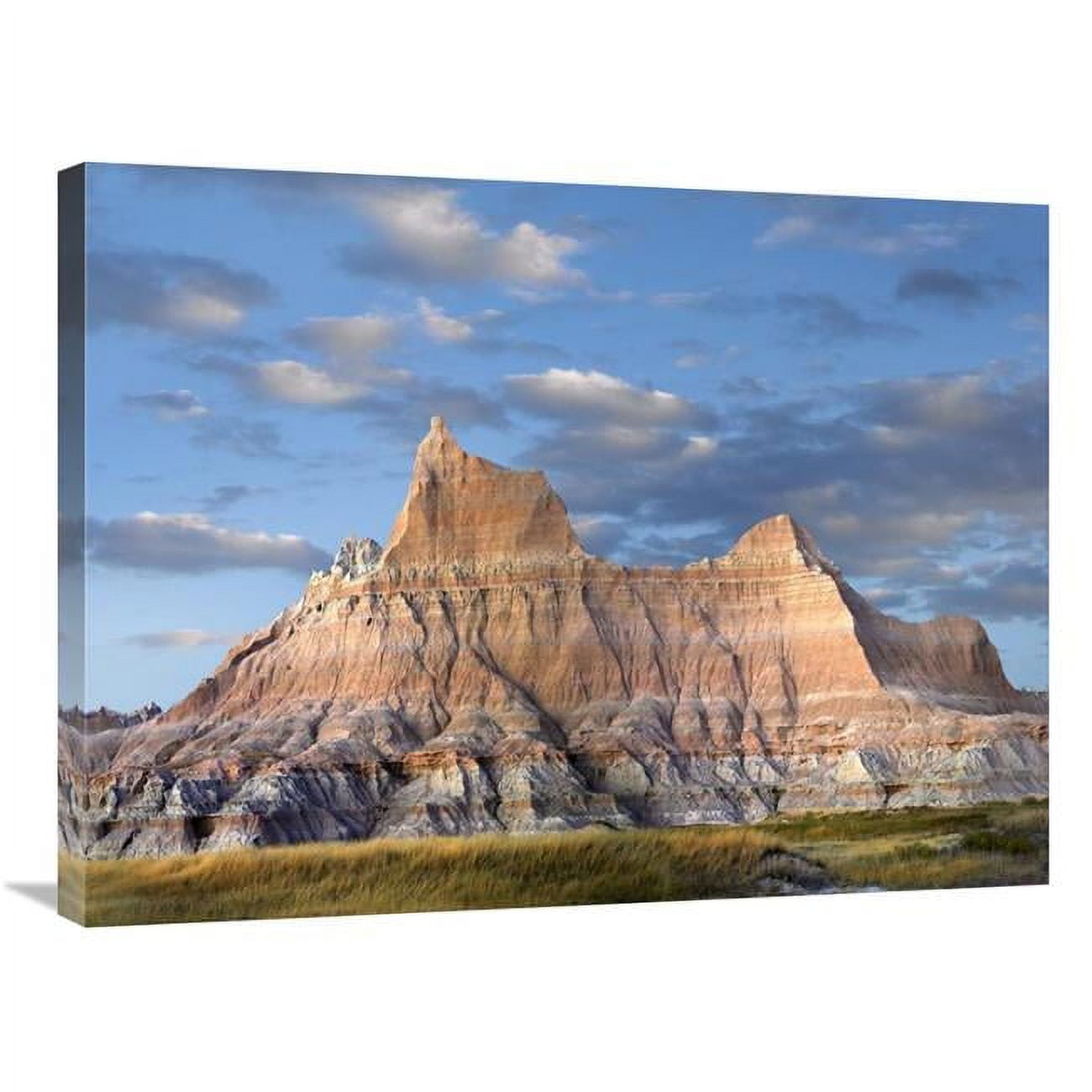 24 x 32 in. Sandstone Striations & Erosional Features, Badlands ...