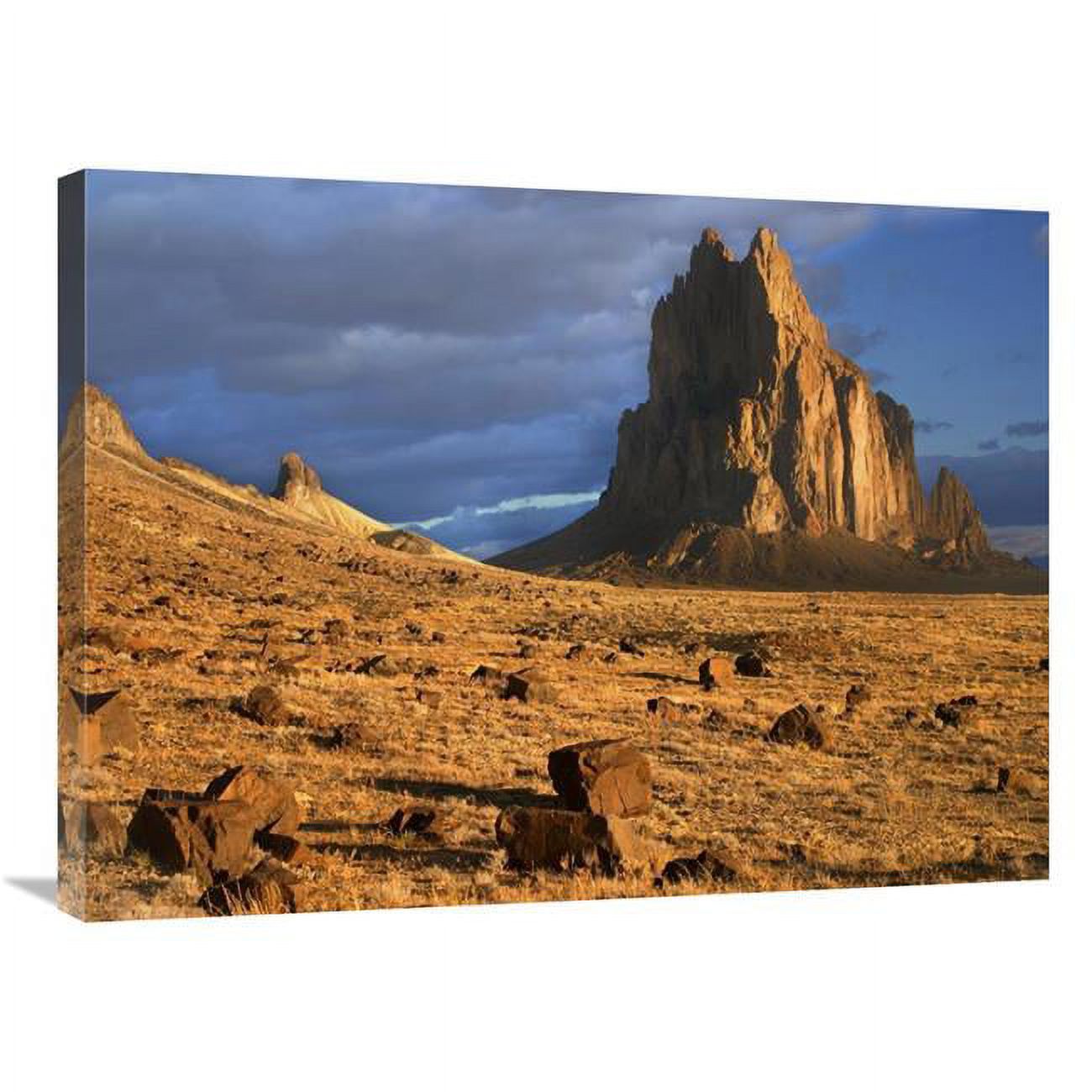 24 x 32 in. Shiprock, the Basalt Core of An Extinct Volcano, Tuff ...