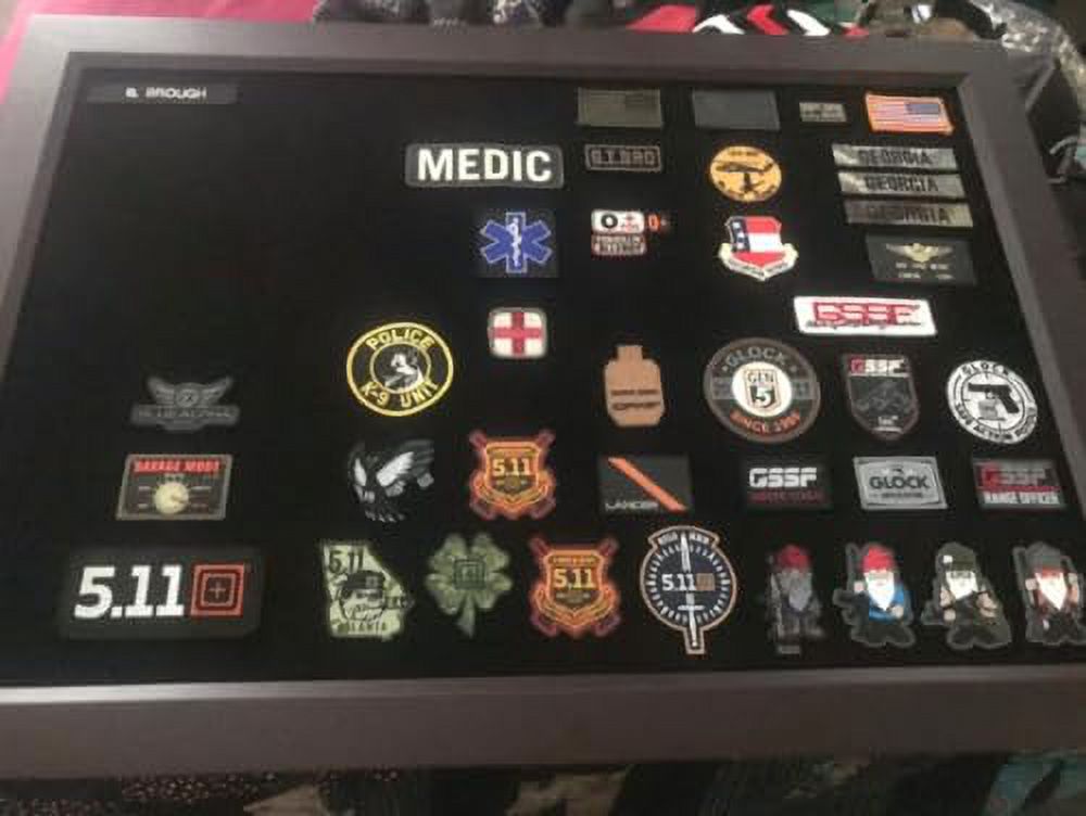 24" x 36" Black Wide Loop Sheet Perfect for Shadow Boxes, Display ...