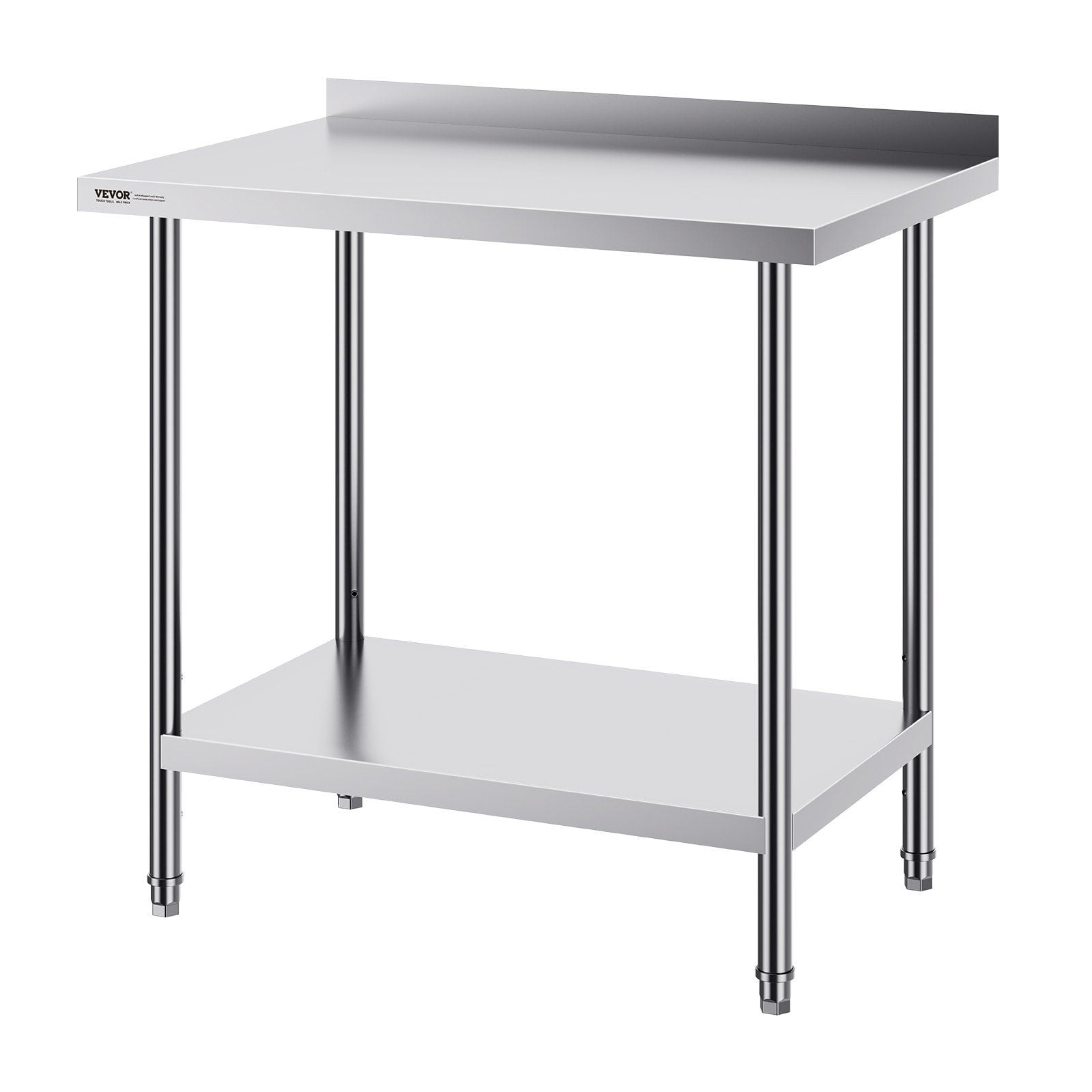 24 x 36 x 36 Inch Stainless Steel Work Table, Commercial Food Prep ...