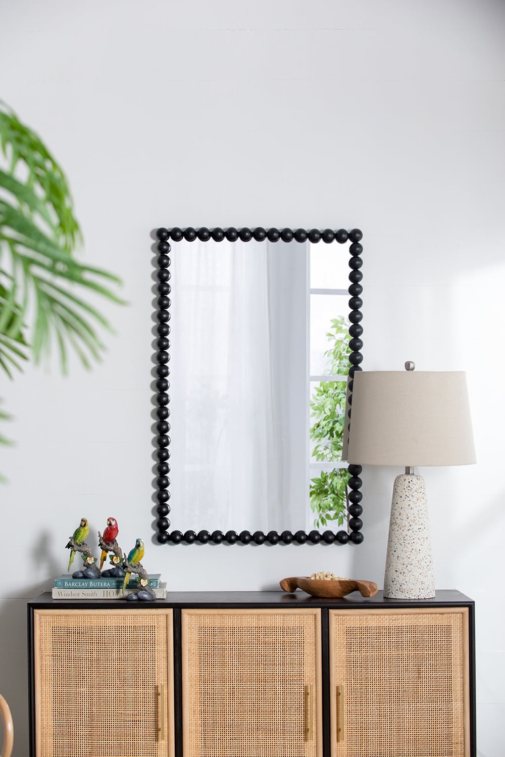 24" x 36" Rectangle Black Mirror, Wall Mirror for Living Room Bedroom ...