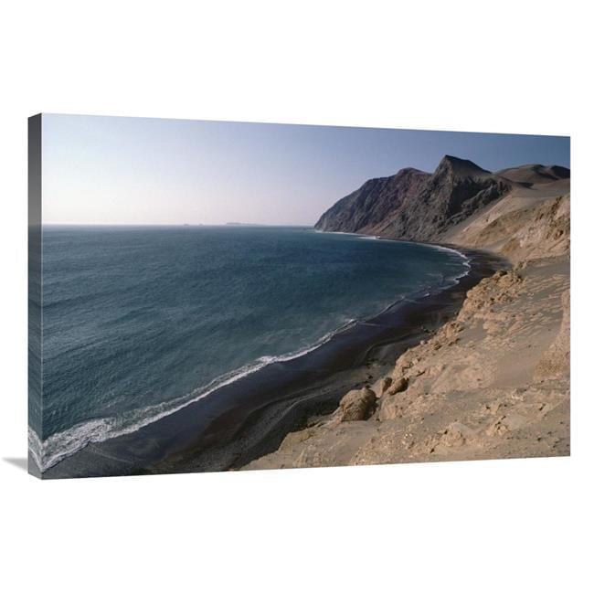 24 x 36 in. Atacama Desert, Sea Cliffs & Pacific Ocean, Paracas ...