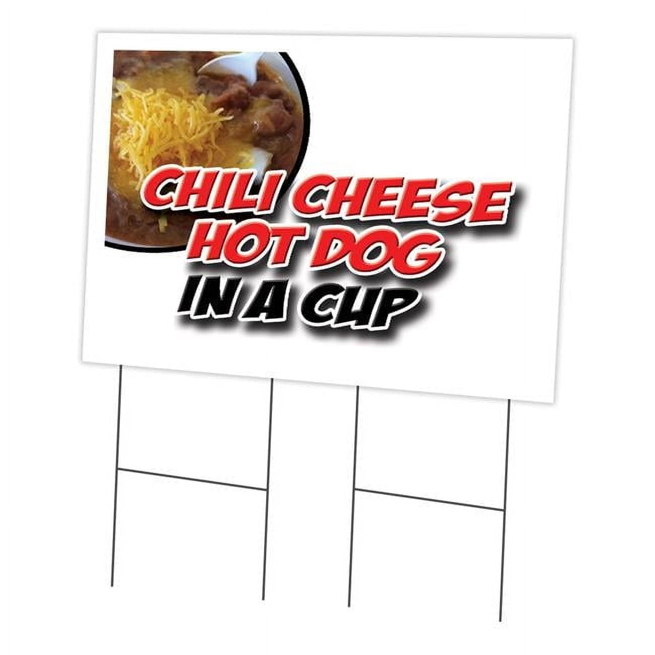 24 x 36 in. Chili Cheese Hot Dog Cp Yard Sign & Stake - Walmart.com