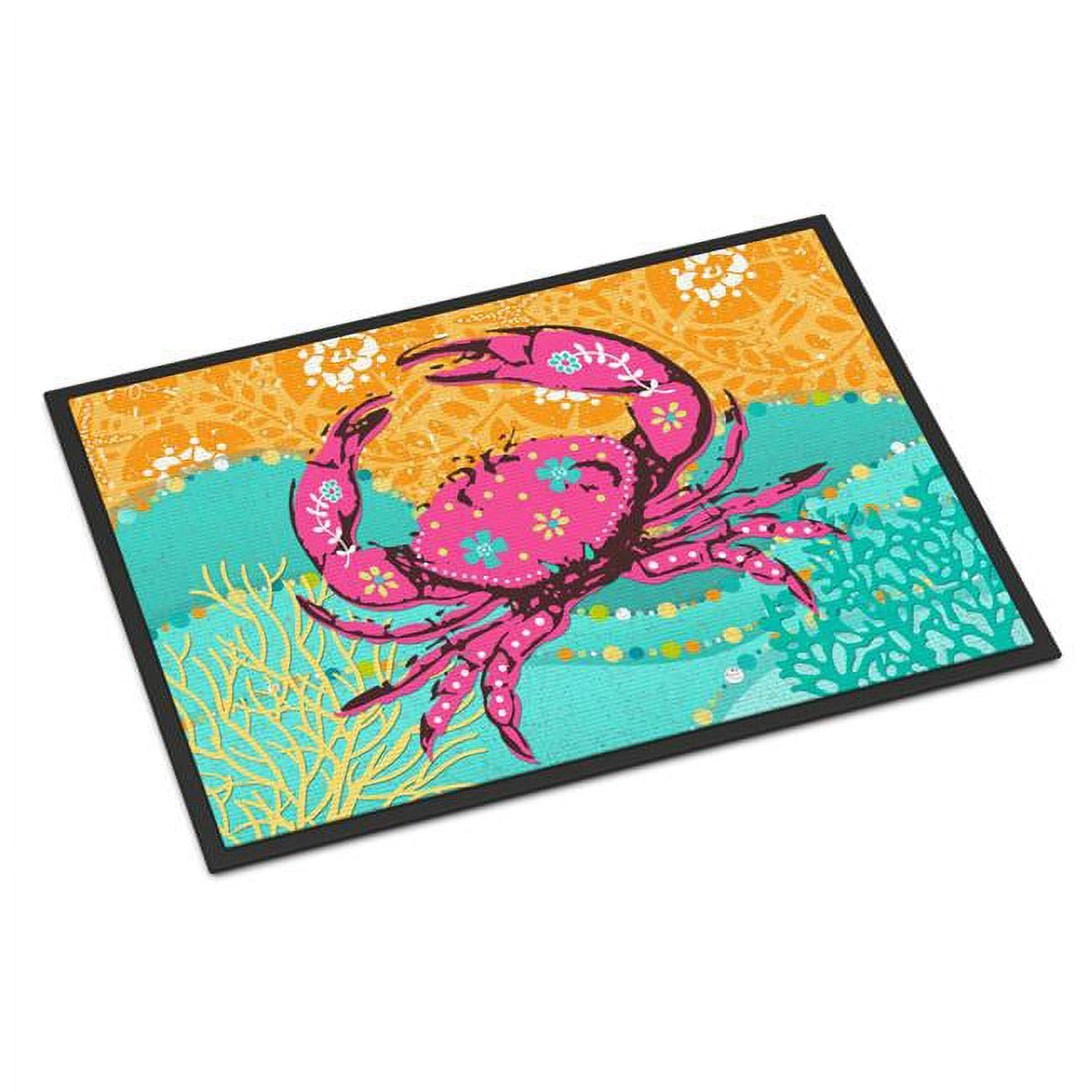 24 x 36 in. Coastal Pink Crab Indoor or Outdoor Mat - Walmart.com