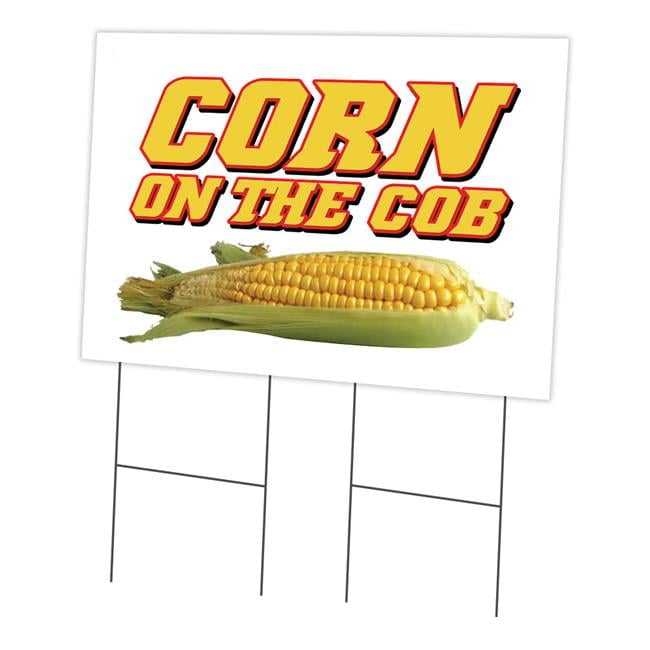 24 x 36 in. Corn on the Cob Yard Sign & Stake - Walmart.com