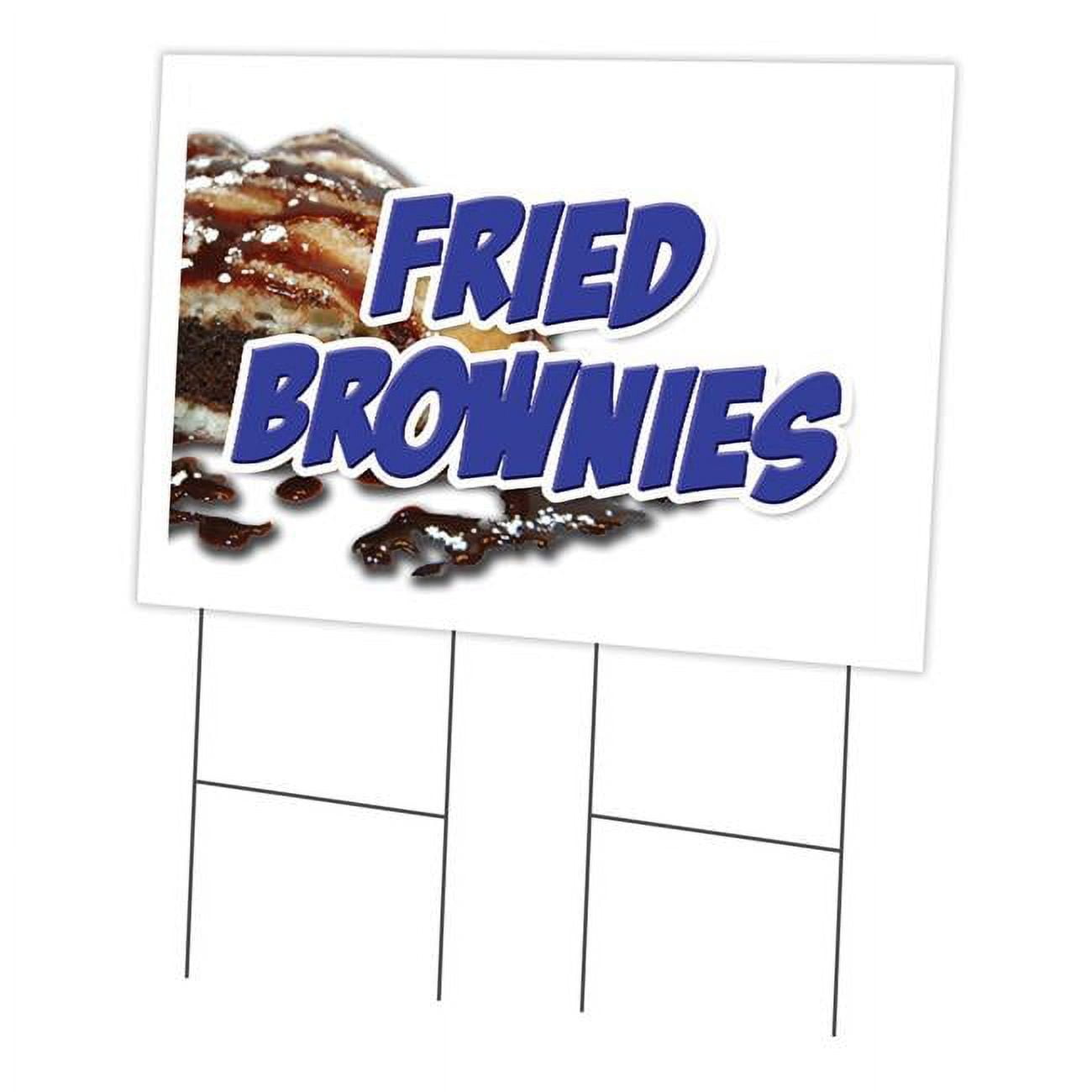 24 x 36 in. Fried Brownies Yard Sign & Stake - Walmart.com