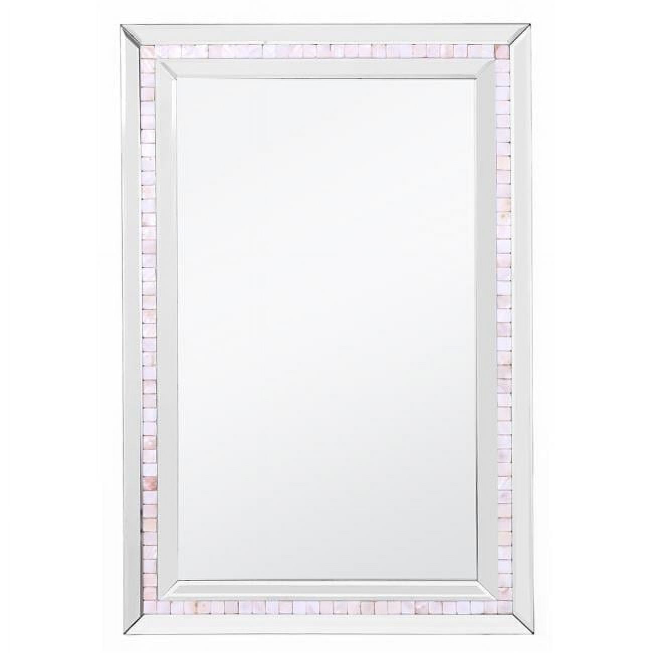 24 x 36 in. Mosaic Tiled Frame Beveled Bathroom & Vanity Mirror ...