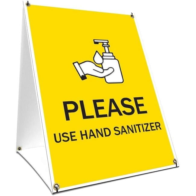 24 x 36 in. OSHA Notice Sign - Please Use Sanitizer - Walmart.com