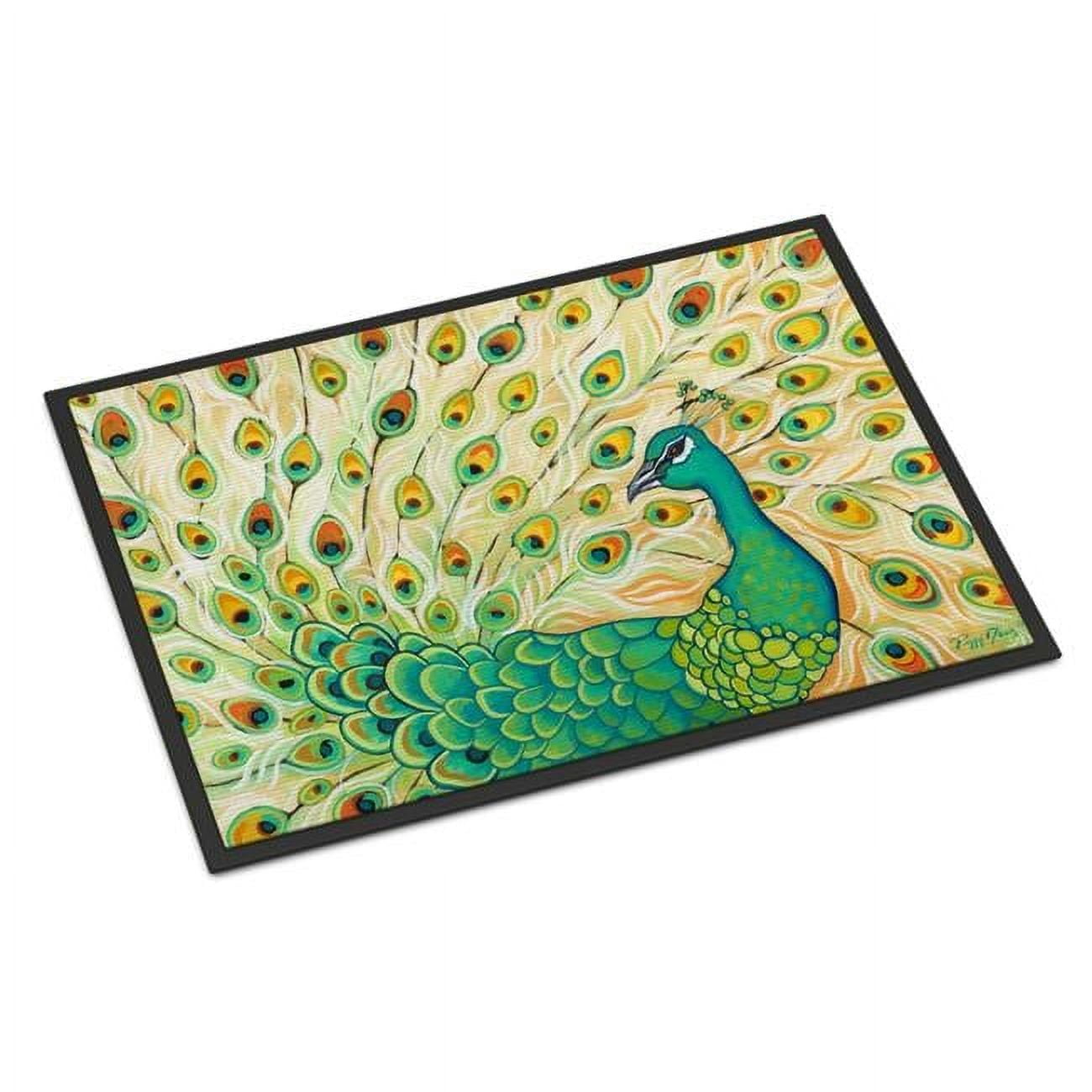 24 x 36 in. Pretty Pretty Peacock Indoor or Outdoor Mat - Walmart.com
