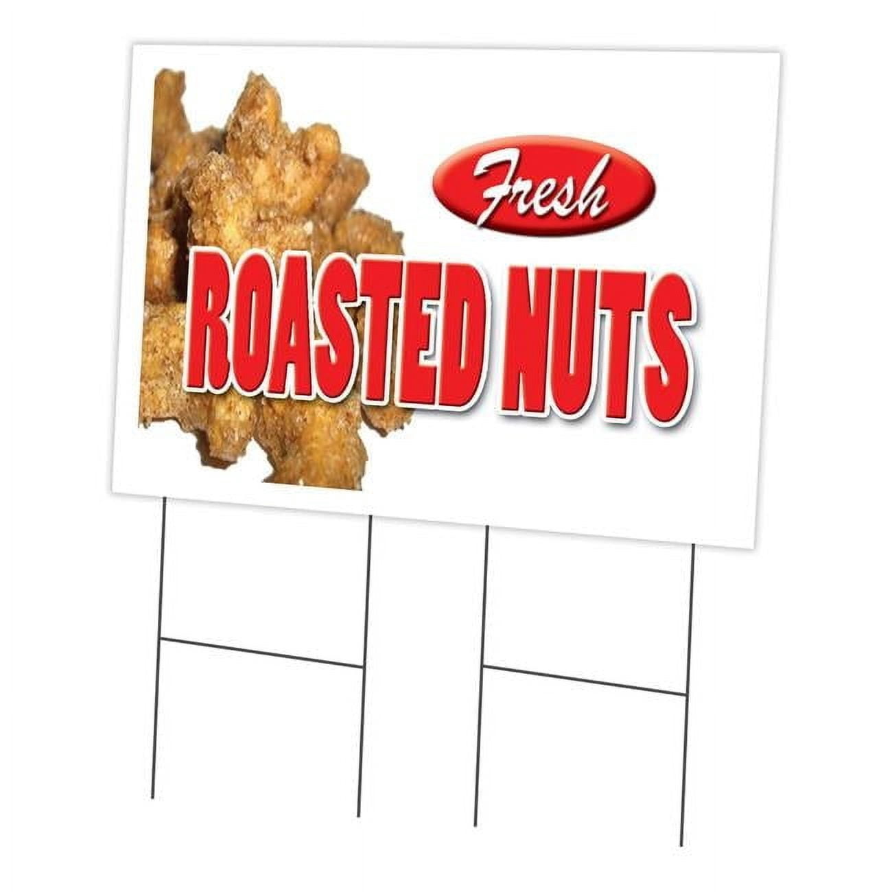 24 x 36 in. Roasted Nuts Yard Sign & Stake - Walmart.com