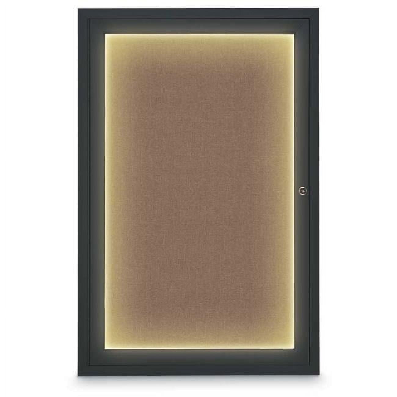 24 x 36 in. Single Door Traditional Indoor Illuminated Enclosed ...