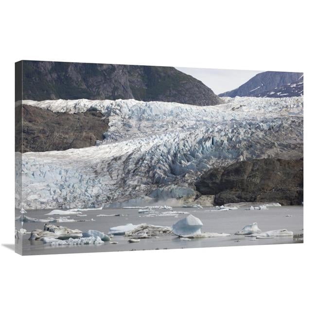 24 X 36 In Terminal Moraine And Glacial Lake Mendenhall Glacier Juneau