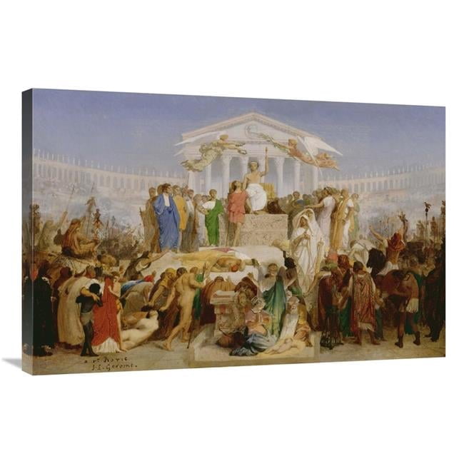 24 x 36 in. The Age of Augustus, the Birth of Christ Art Print - Jean ...