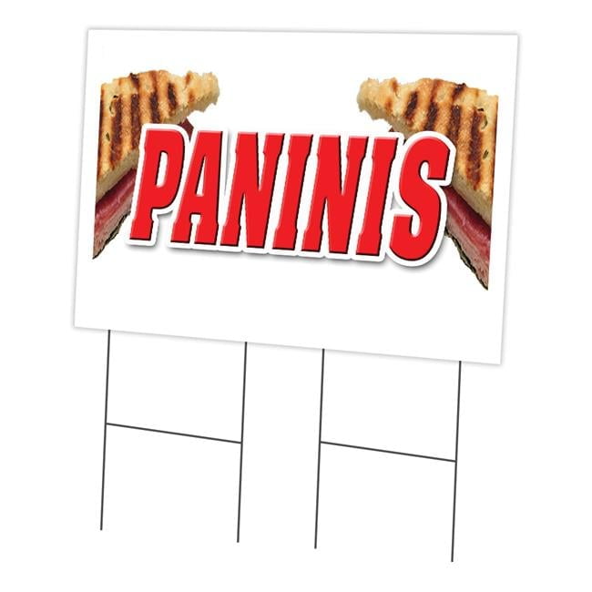 24 x 36 in. Yard Sign & Stake - Paninis - Walmart.com