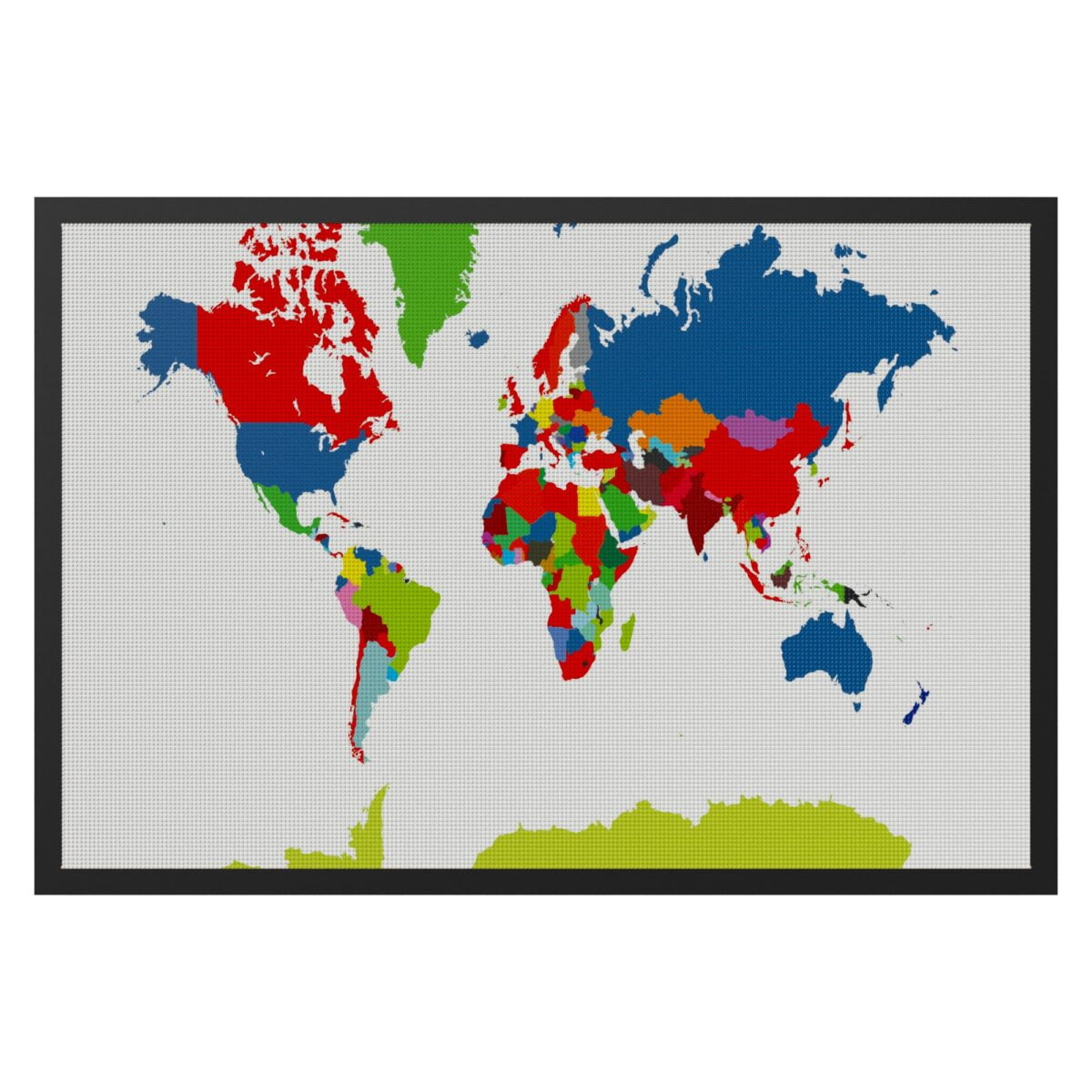 24" x 48" World Map Baseplate - Walmart.com