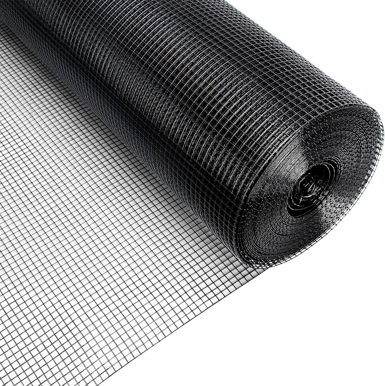 24" x 50' 1/4inch PVC Hardware Cloth Vinyl Coated Chicken Wire Fence ...